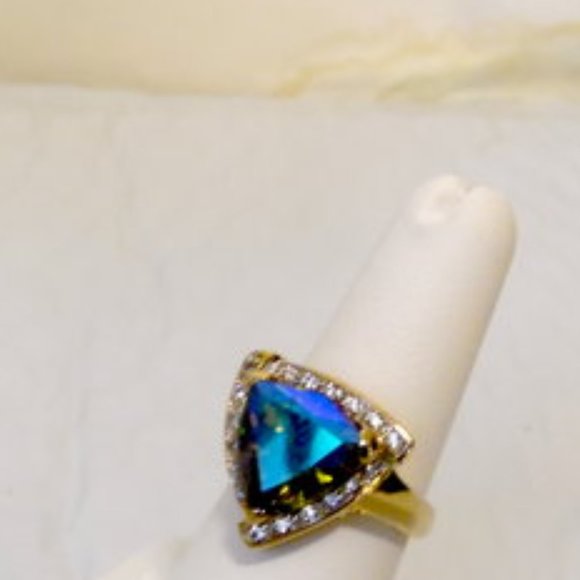 Technibond | Jewelry | Rare Technibond Multicolor Triangle Shape ...